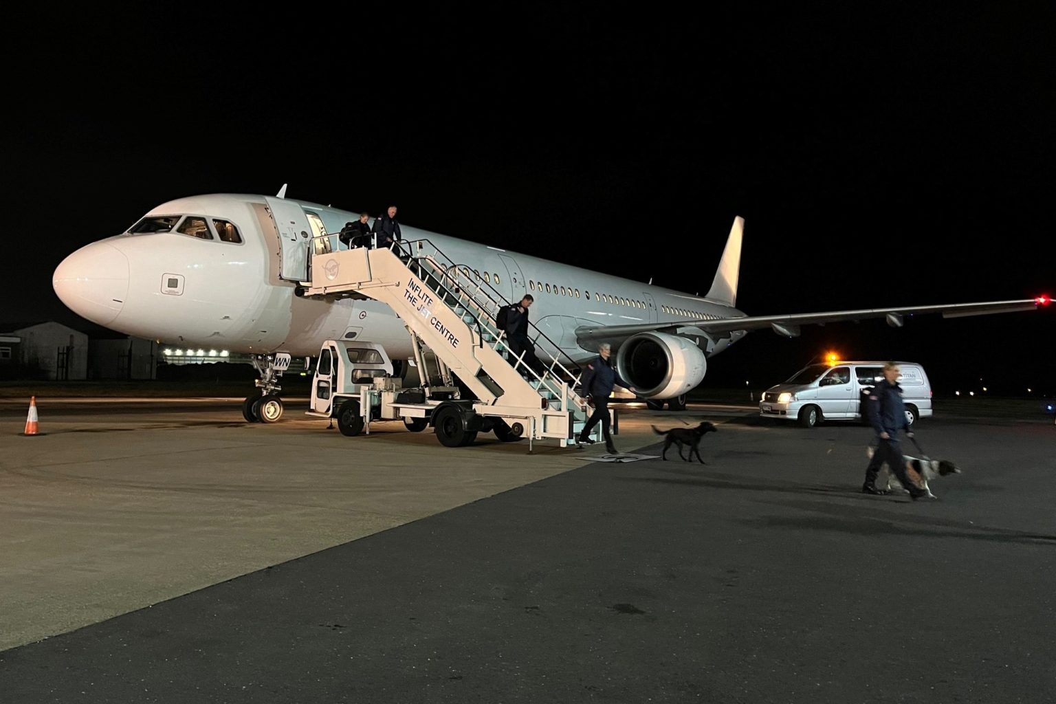 UK Search and Rescue Specialists Fly Home - Titan Airways